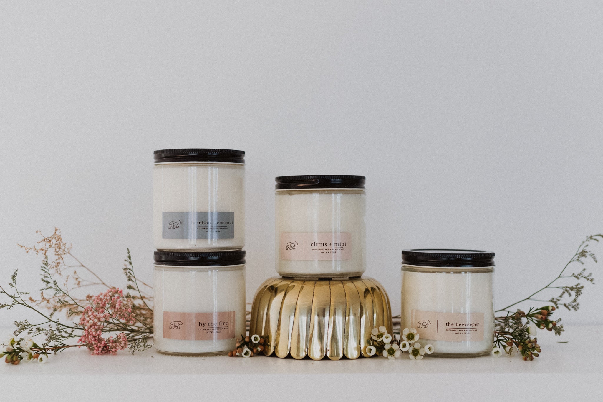 candles – wick + bear