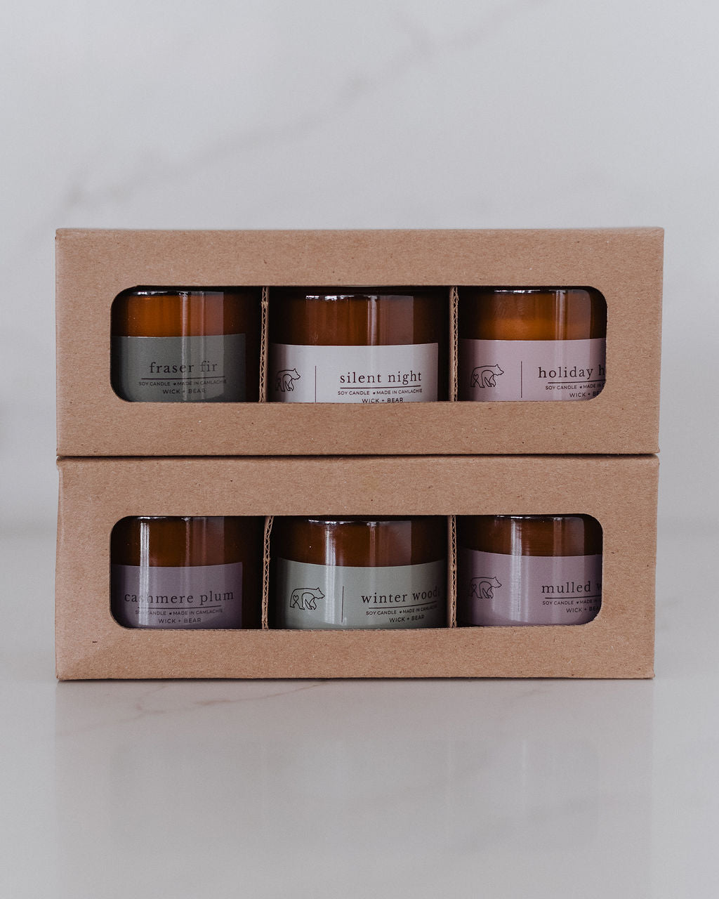 4oz trio set – wick + bear